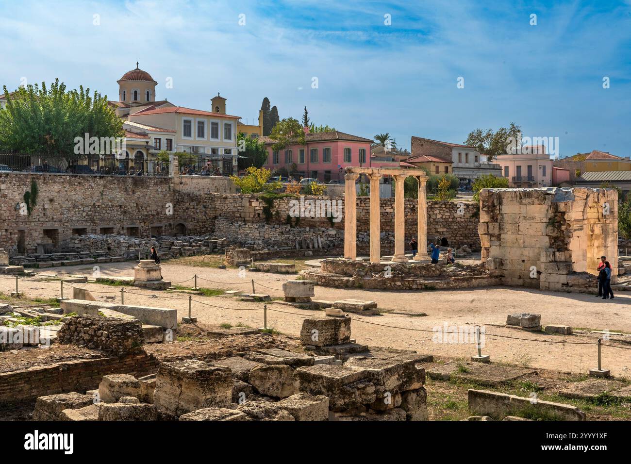 Athens, Attica - GR - Oct 25, 2024 The Roman Forum of Athens, or Roman Agora, is a historic site ...