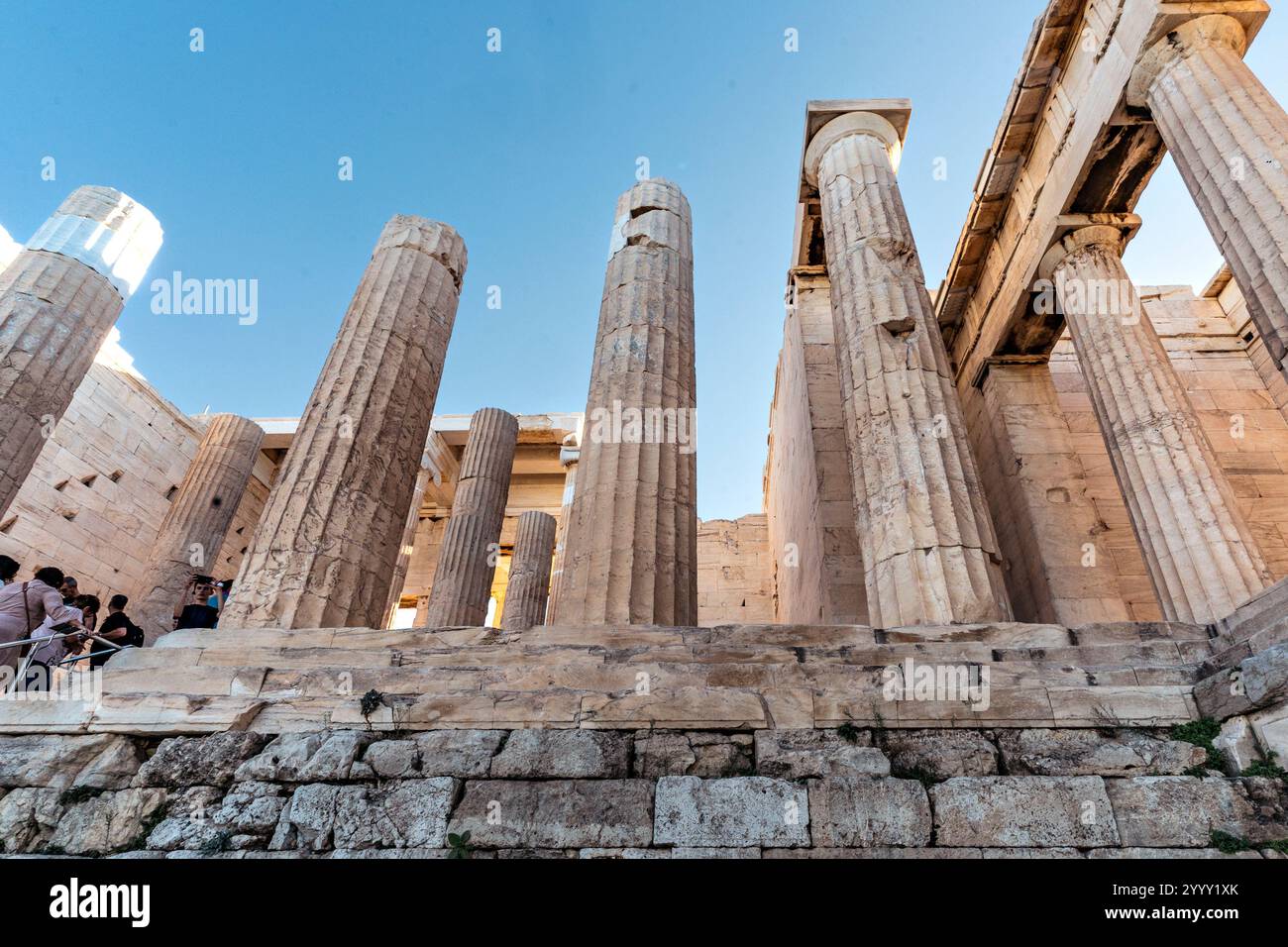 Athens, Attica - GR - Oct 26, 2024 The Acropolis of Athens is an ancient citadel featuring ...