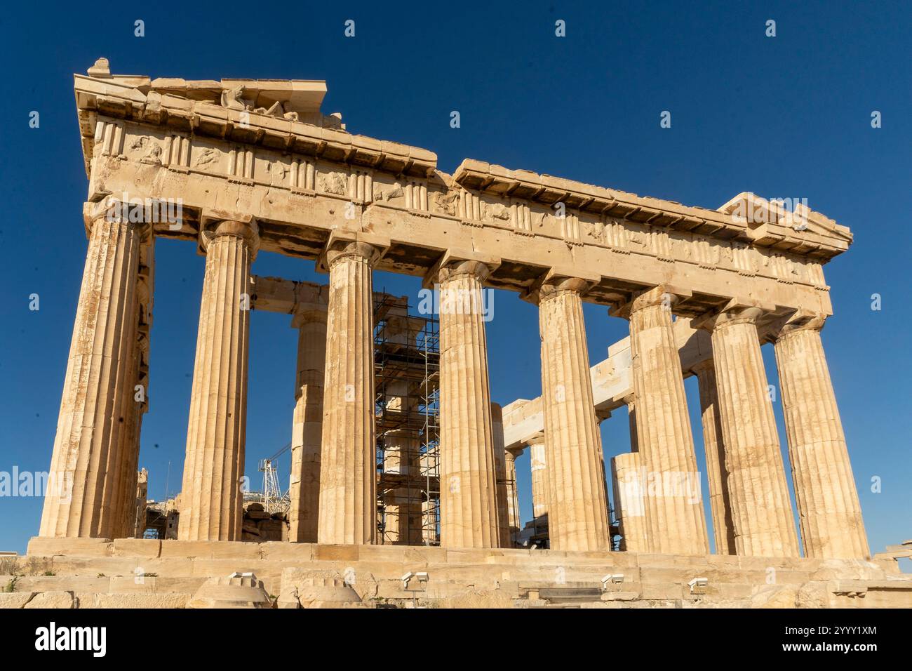 Athens, Attica - GR - Oct 26, 2024 The Parthenon, a Greek temple on the Acropolis, epitomizes ...