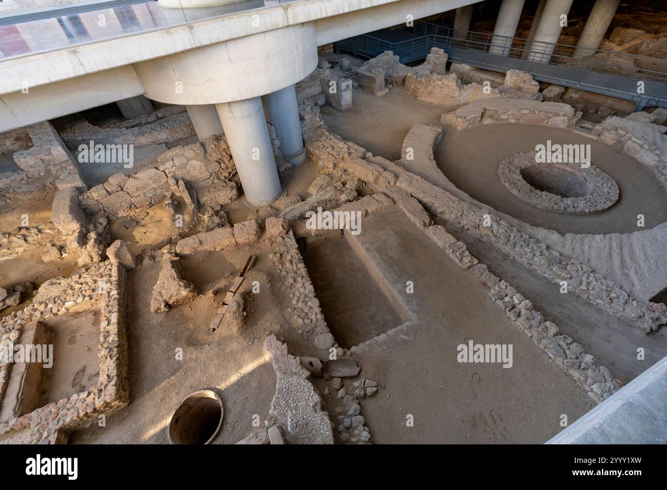 Athens, Attica - GR - Oct 26, 2024 The Archaeological Excavation: The ...