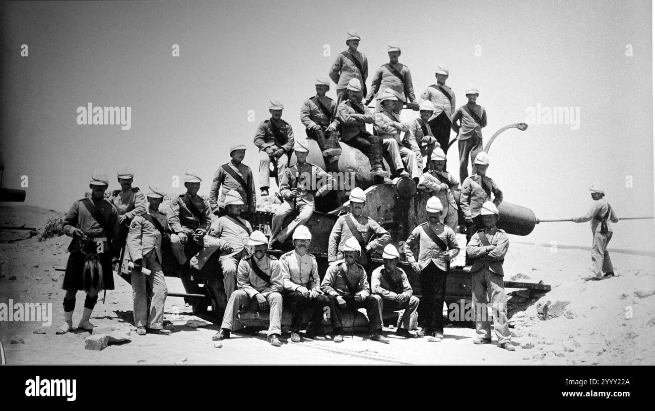 Egypte soldats anglais vers 1885 1107427 Stock Photo - Alamy