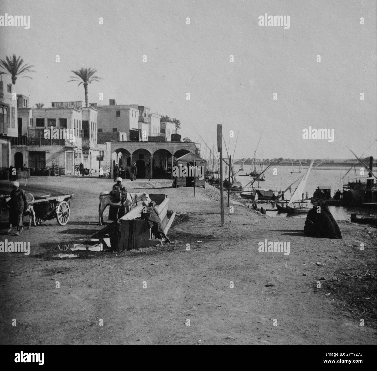 Egyptian views. Cairo (Masr). Scene in old Cairo Stock Photo - Alamy