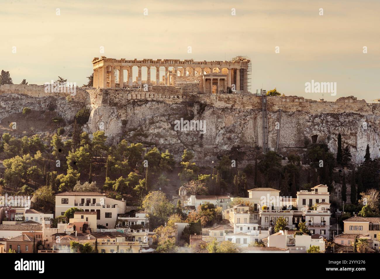 Athens, Attica - GR - Oct 27, 2024 the Parthenon atop the Acropolis in ...