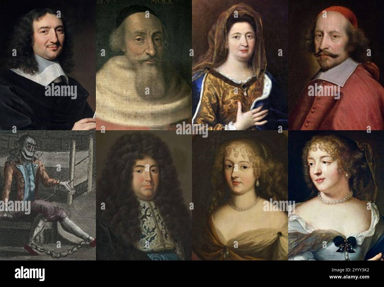 Eight Famous 17th-century Frenchmen Stock Photo - Alamy