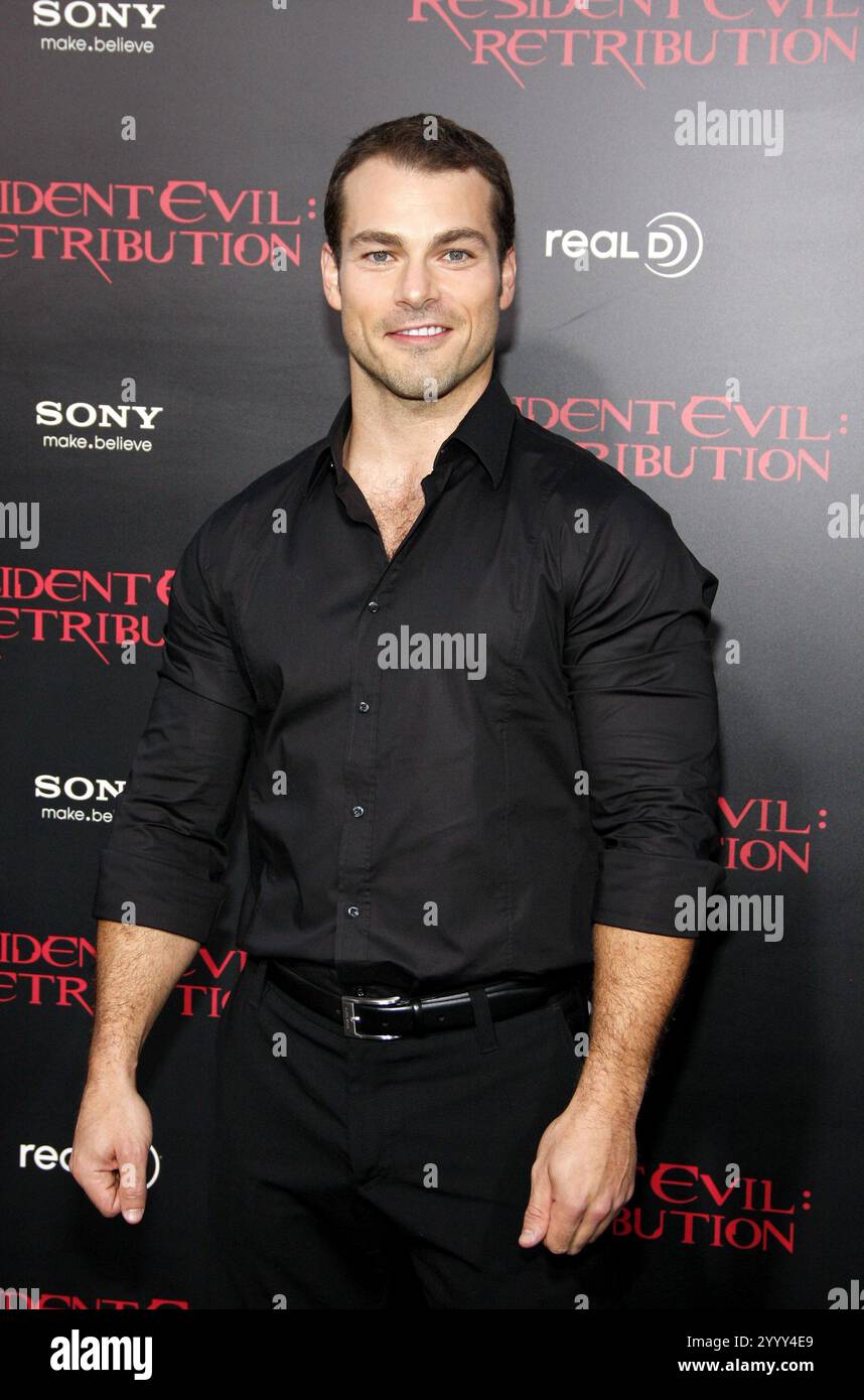 LOS ANGELES, CA - SEPTEMBER 12, 2012: Shawn Roberts at the Los Angeles ...