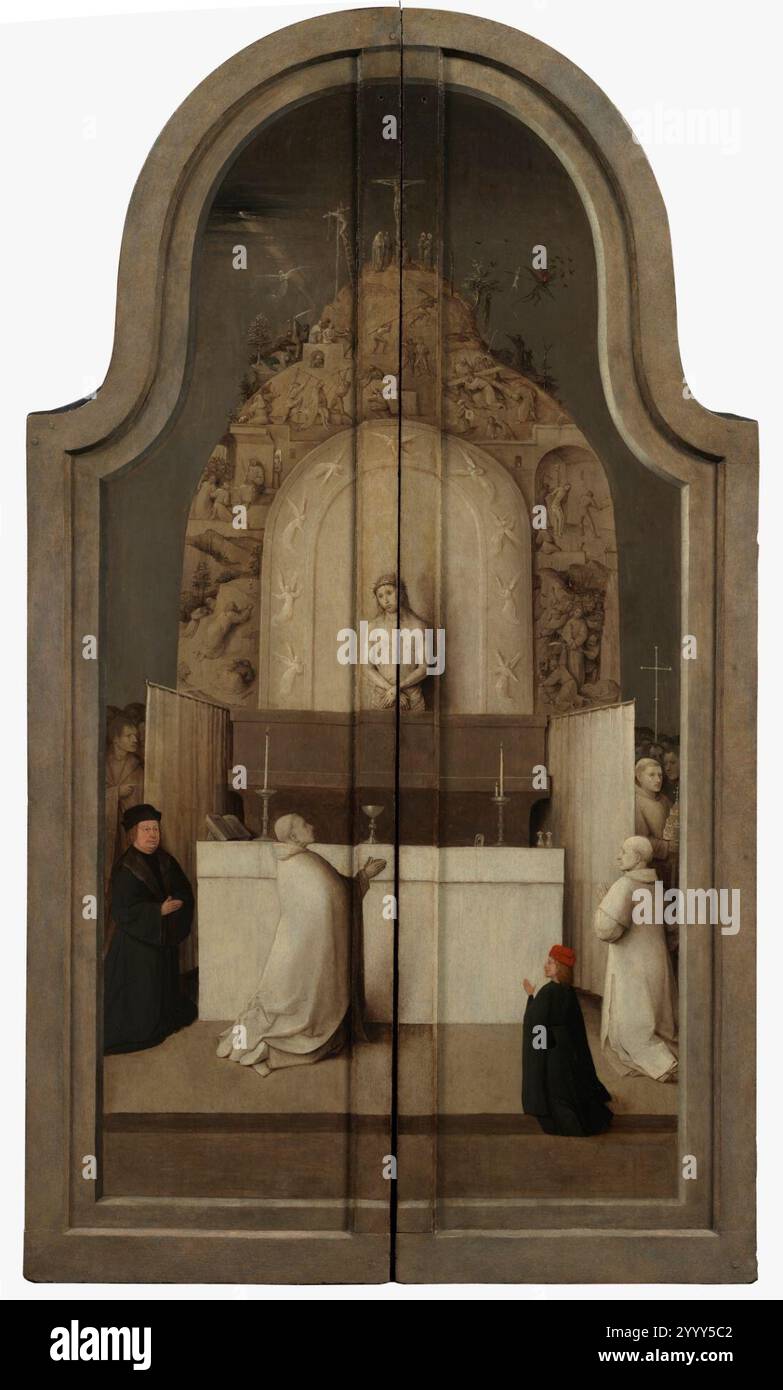 El Bosco - Tríptico de La Adoración de los Magos Stock Photo - Alamy