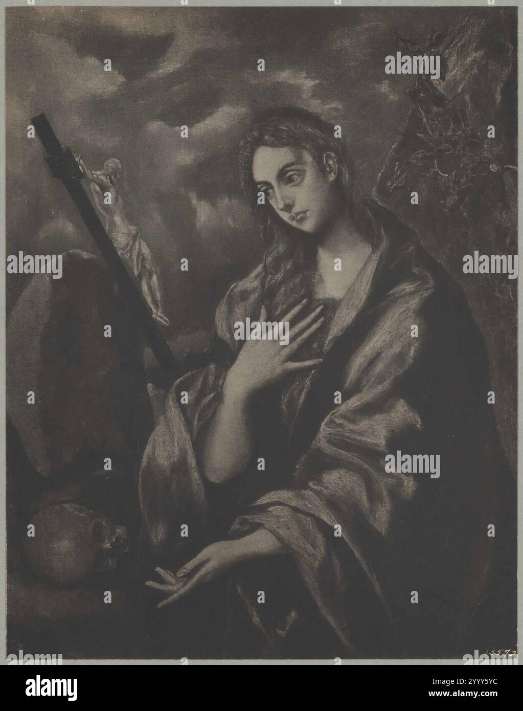 El Greco - Saint Mary Magdalene, Hispanic Society Stock Photo - Alamy