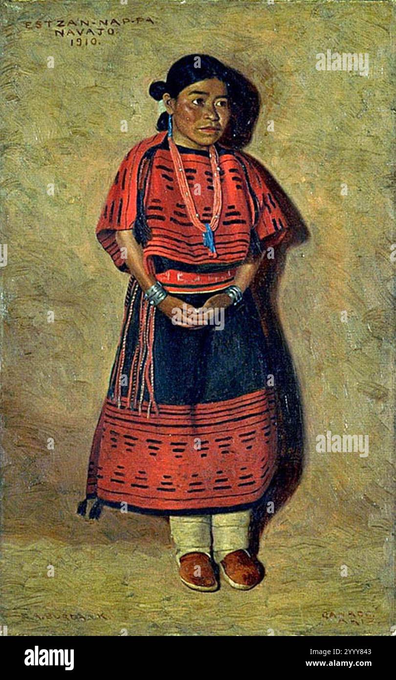 Elbridge Ayer Burbank - Estzan-Nap-Pa Stock Photo - Alamy