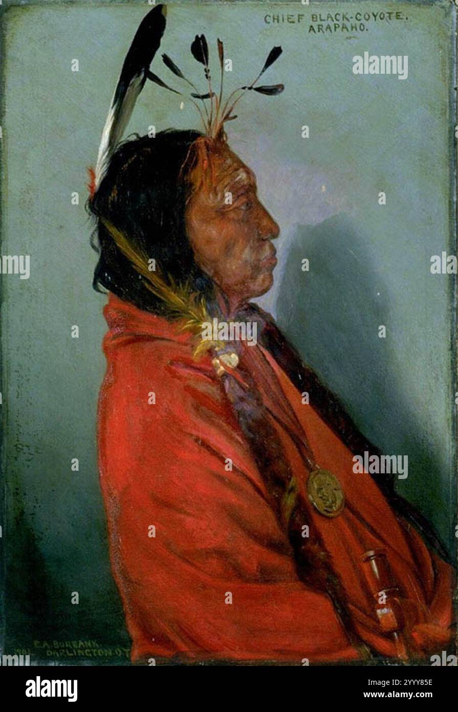Elbridge Ayer Burbank - Chief Black-Coyote Stock Photo - Alamy