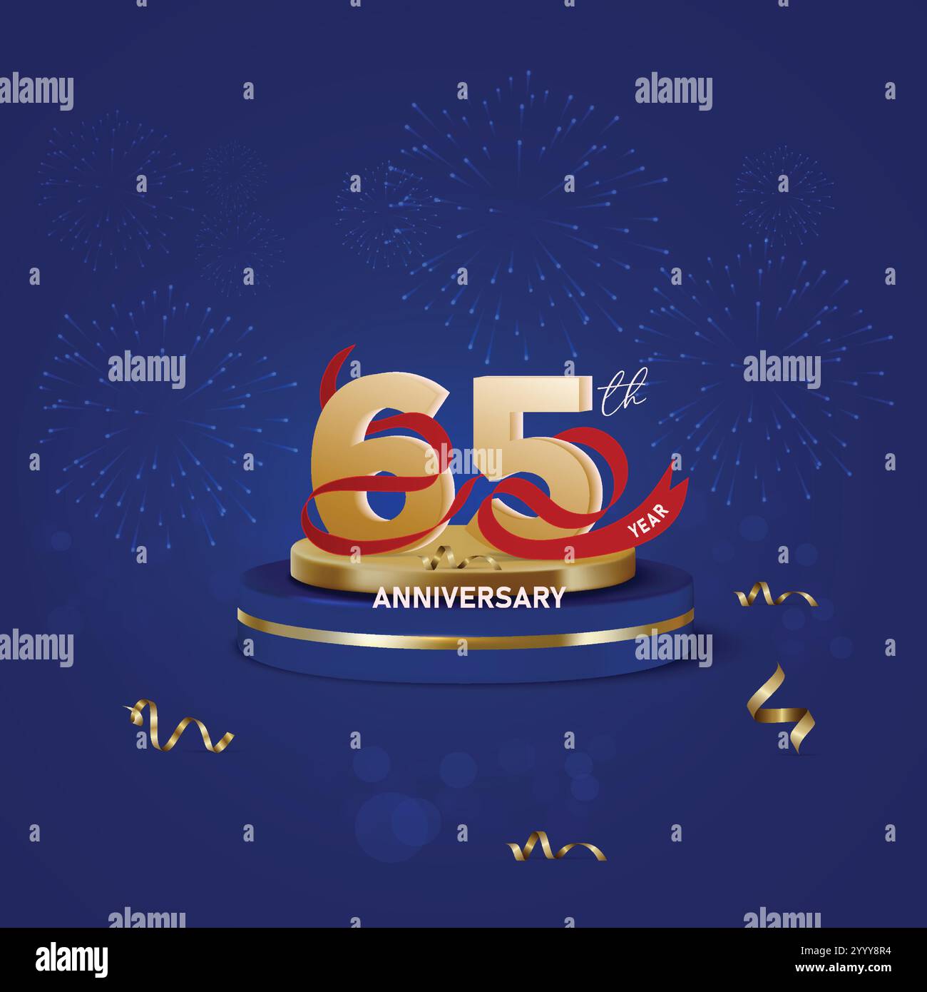 65th wedding anniversary Stock Vector Images - Alamy