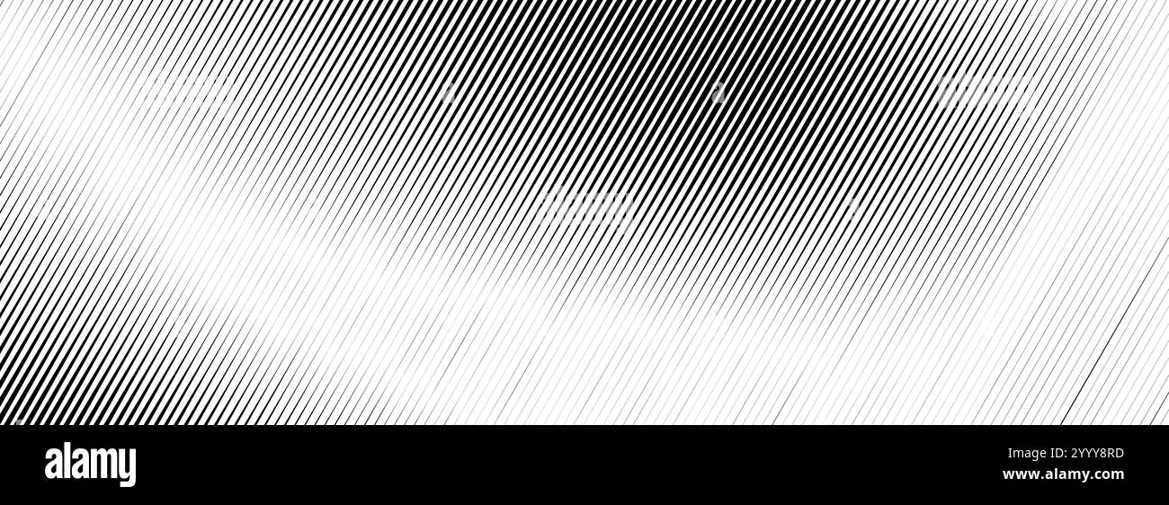 Vanishing linear gradient texture. Black diagonal stripe gradation ...