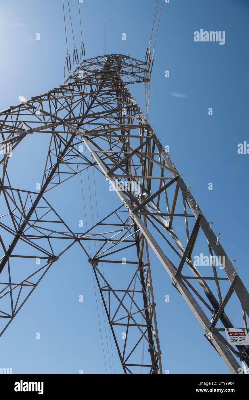 Electrical power tower Stock Photo - Alamy