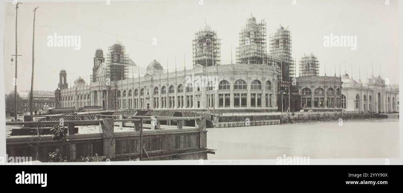 Electricity Building Construction worlds columbian exposition 09 Stock ...