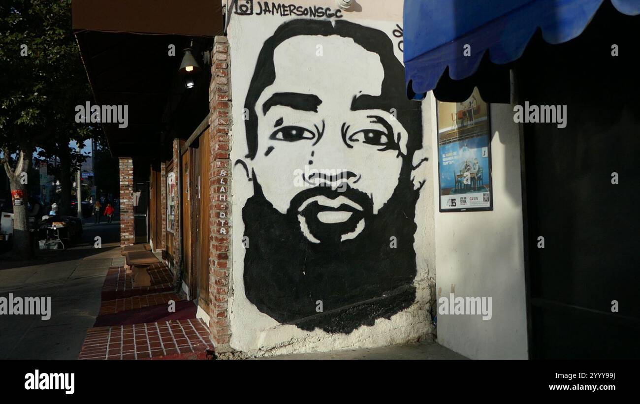 Los Angeles, California, USA 21st December 2024 Rapper Nipsey Hustle ...