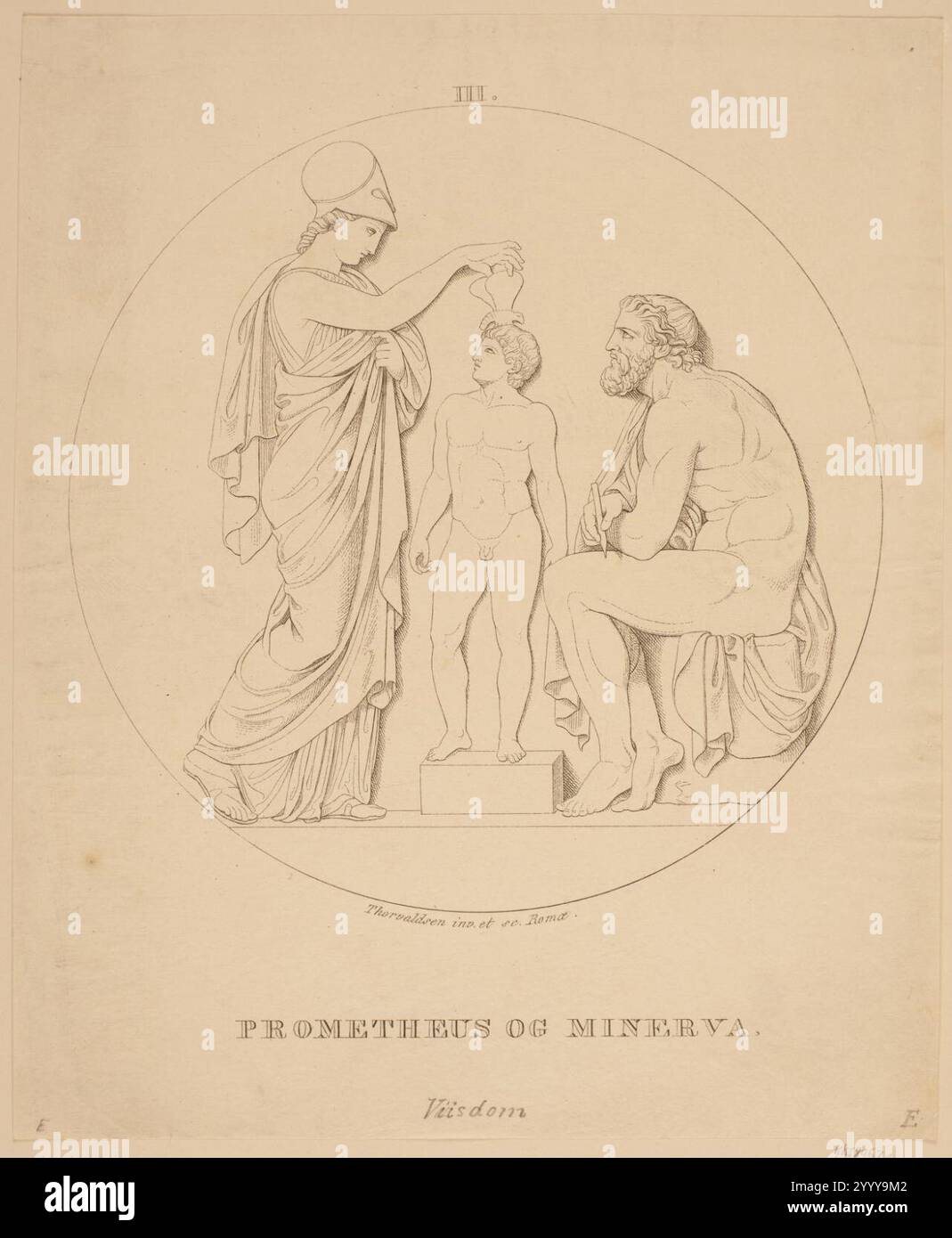 Erling Eckersberg, Prometheus og Minerva Stock Photo - Alamy
