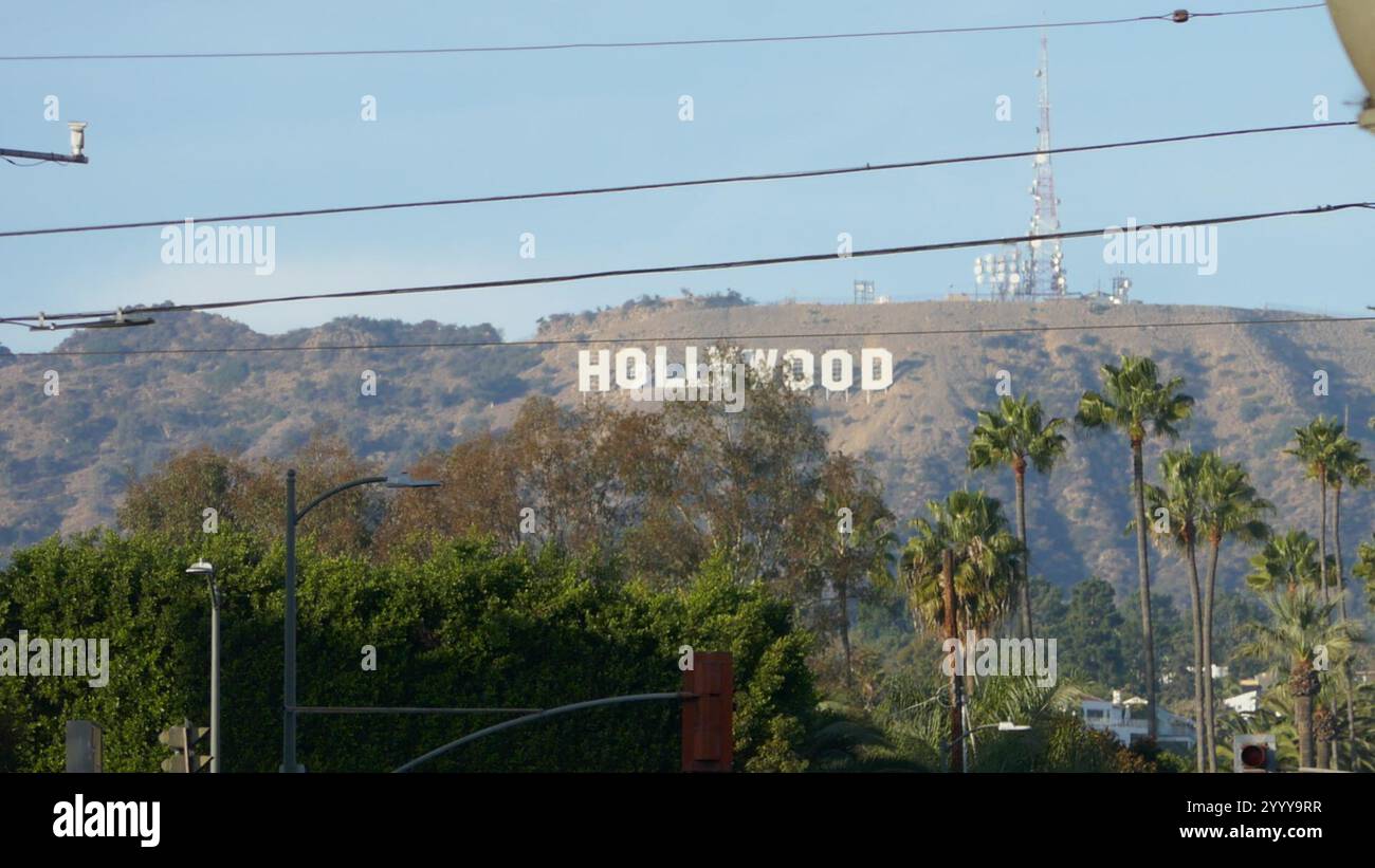 Los Angeles, California, USA 21st December 2024 Hollywood Sign on ...