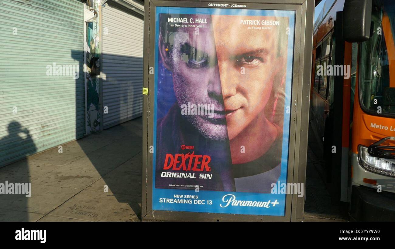 Los Angeles, California, USA 21st December 2024 Dexter Original Sin Bus ...