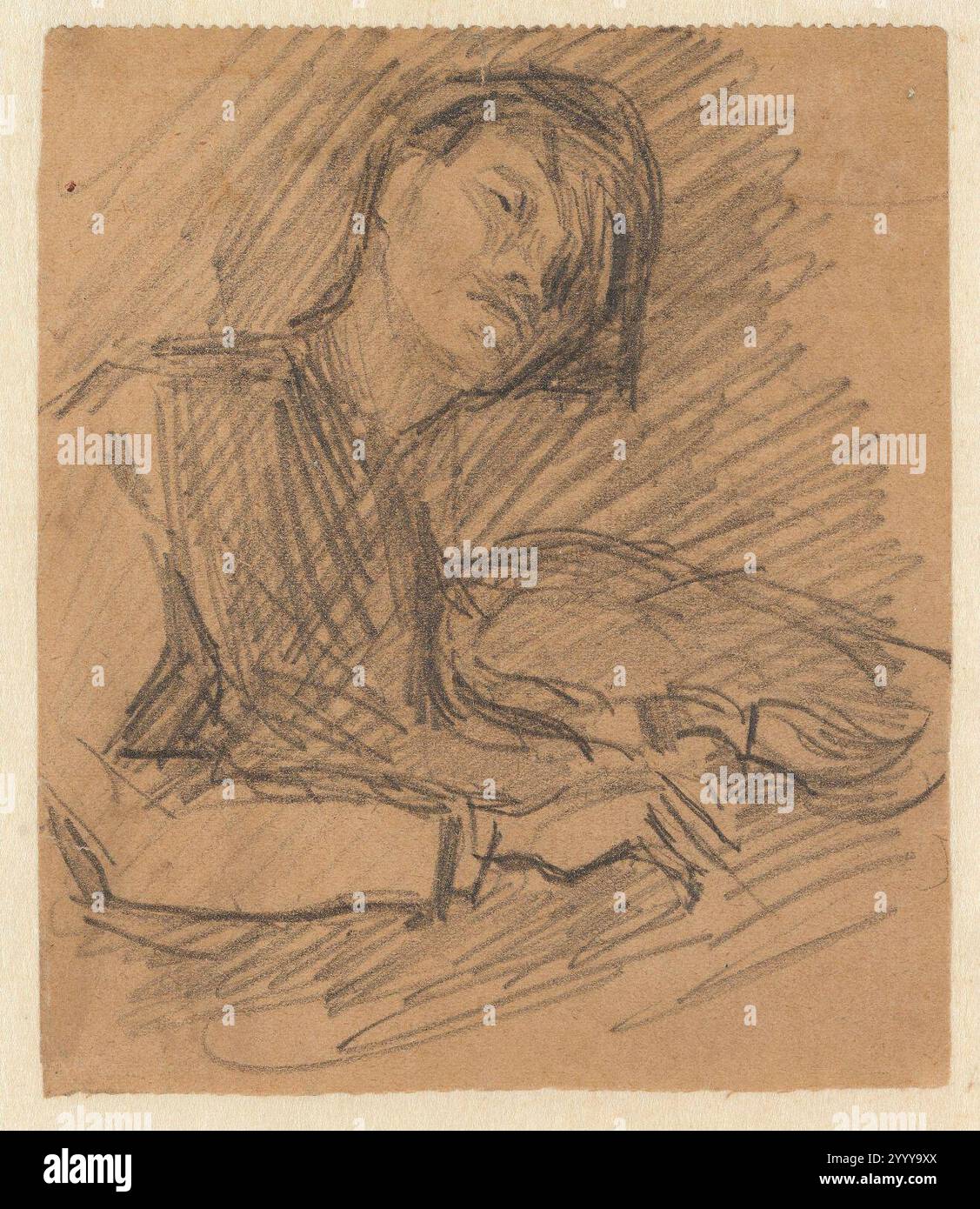 Halfdan Egedius - Sketch of Fiddler Stock Photo - Alamy