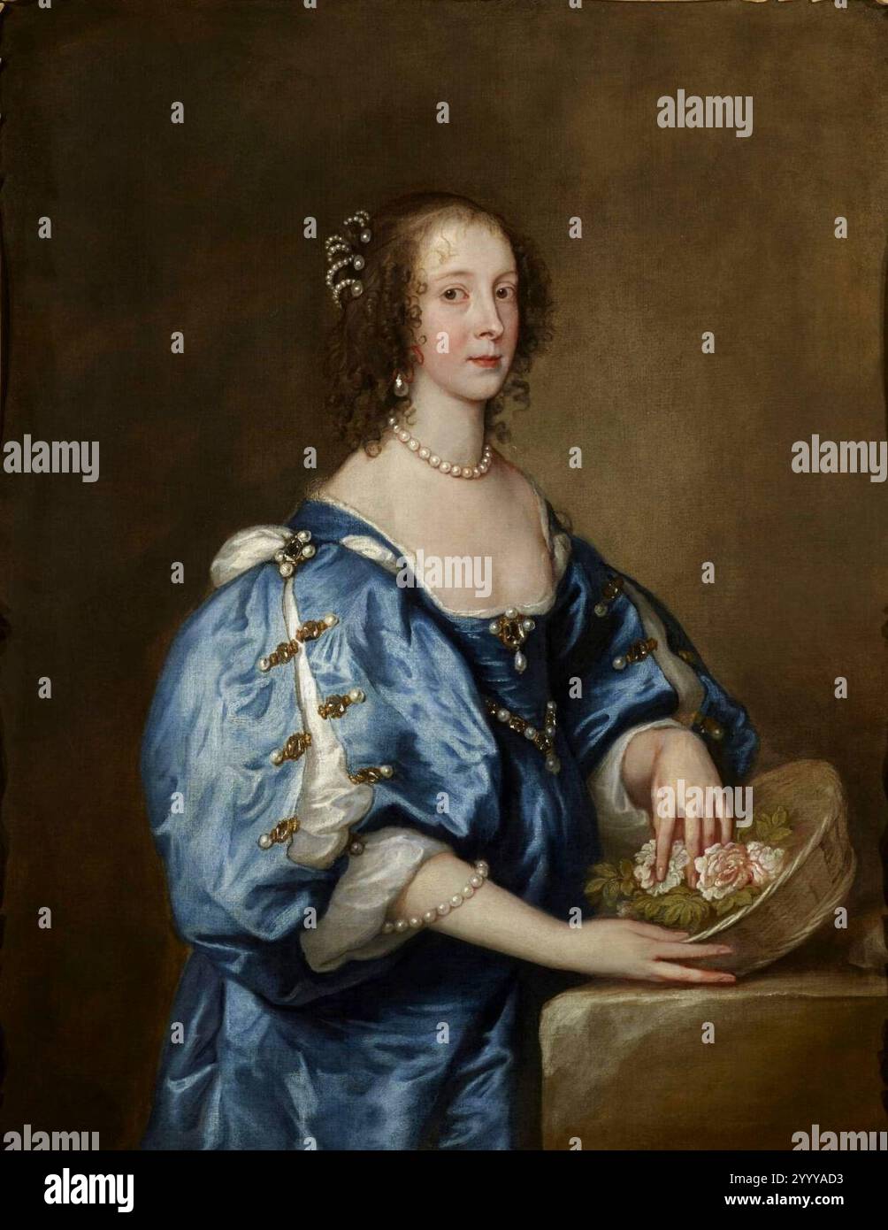 Mary Barber (later Lady Jermyn) by Anthony Van Dyck Stock Photo - Alamy