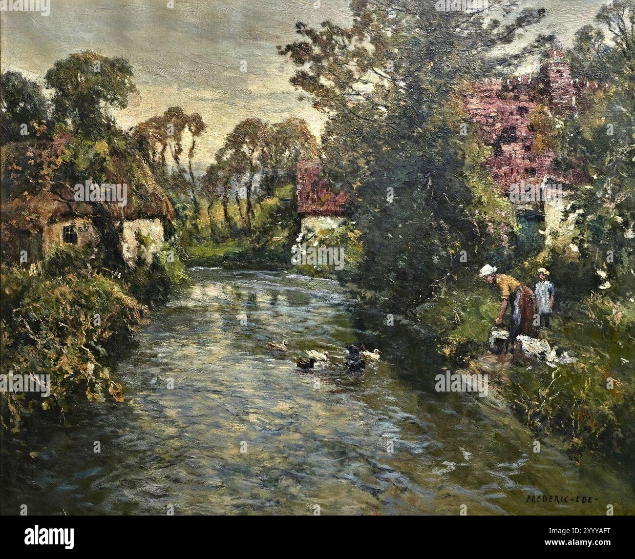 Oil on canvas painting by Frederic Charles Vipond Ede, 22.5 x 28 inches ...