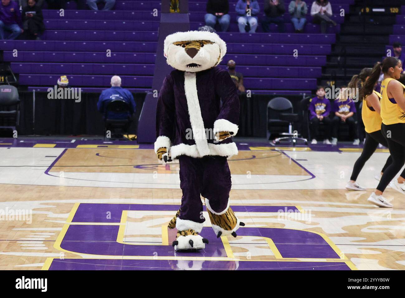 Baton Rouge, United States. 22nd Dec, 2024. LSU Tigers mascot Mike the ...