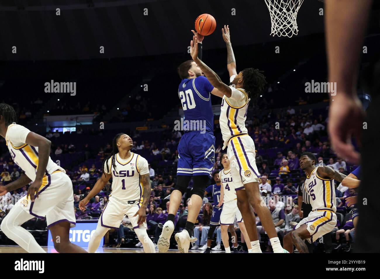 Baton Rouge, United States. 22nd Dec, 2024. New Orleans Privateers ...