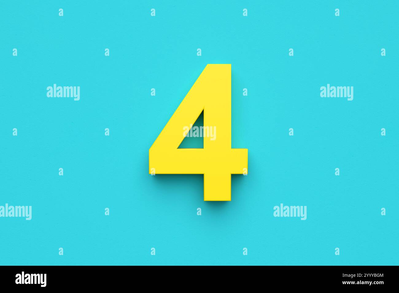 Number four 4 hi-res stock photography and images - Alamy