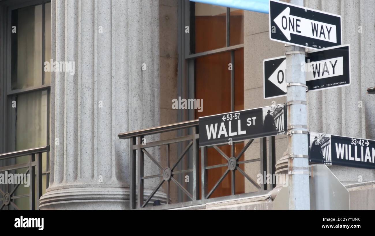 New York City United States. Lower Manhattan Downtown Financial ...