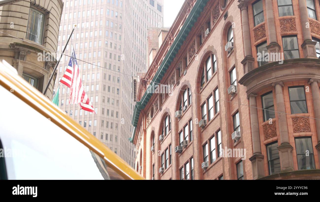 New York City Lower Manhattan, Downtown Financial District architecture ...