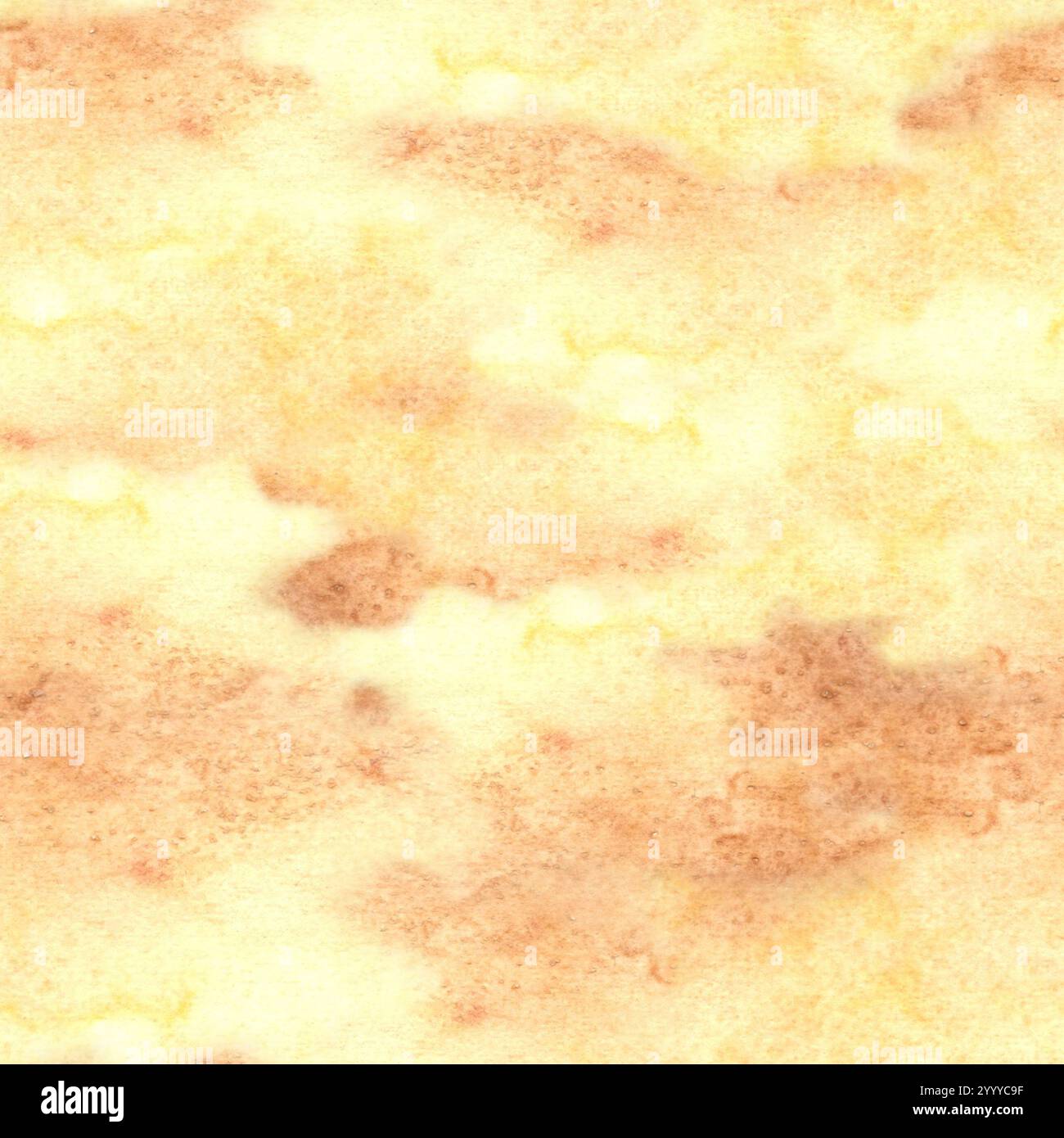 Sand texture seamless pattern. Hand drawn watercolor illustration ...