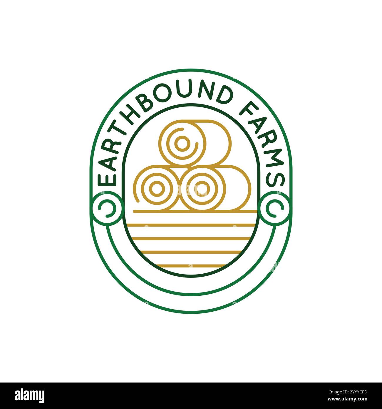 Simple Logo with Earthbound Farm icon Stock Vector Image & Art - Alamy