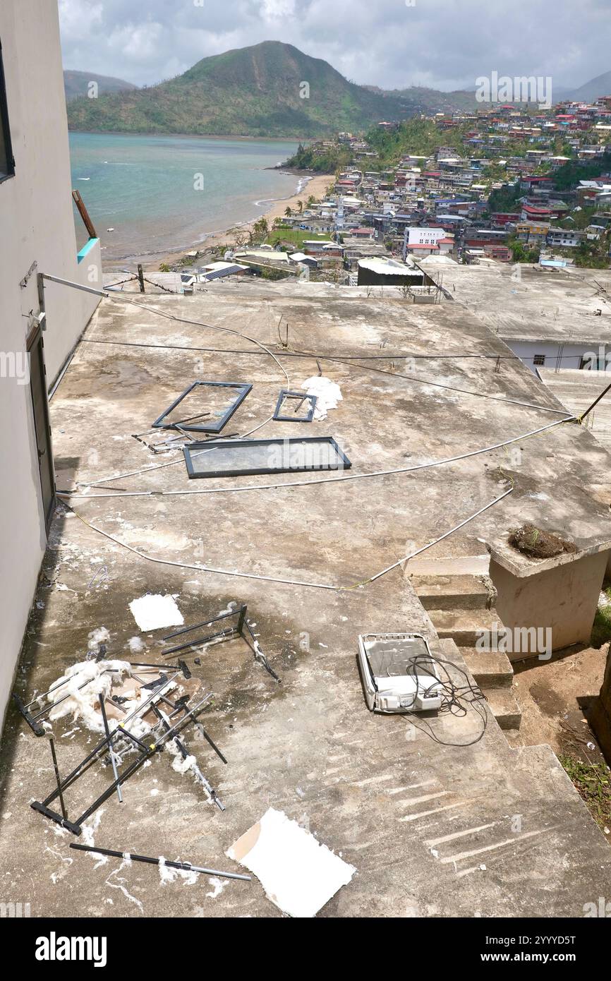 Cyclone Chido impact in Mayotte island indian ocean december 2024 Stock ...