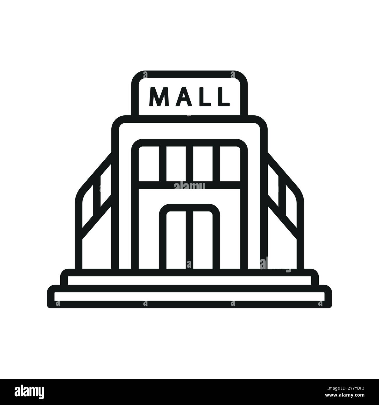Mall icon features a modern and vibrant design, perfect for ...