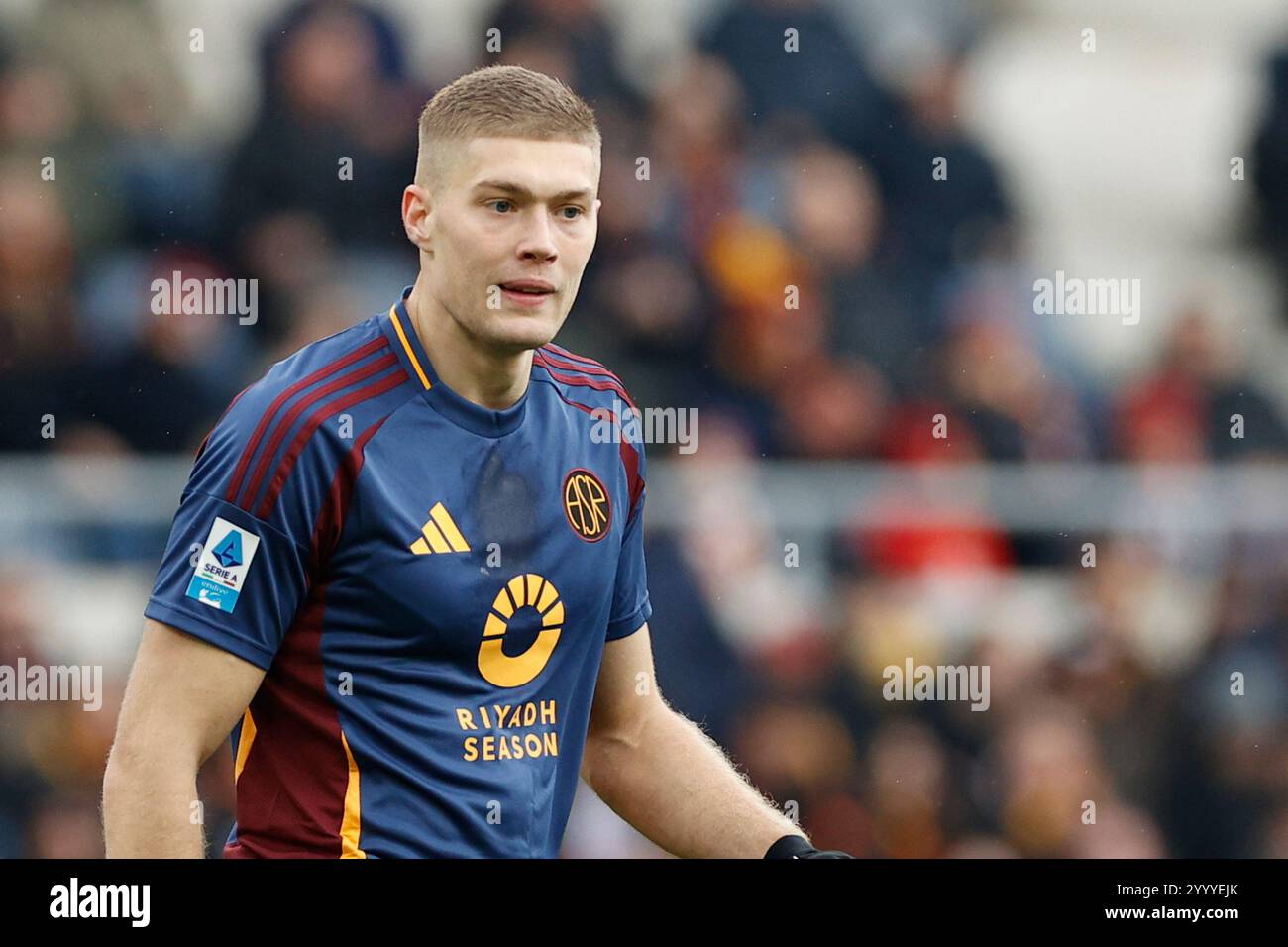 Roma’s Artem Dovbyk looks on during Serie A soccer match AS Roma ...