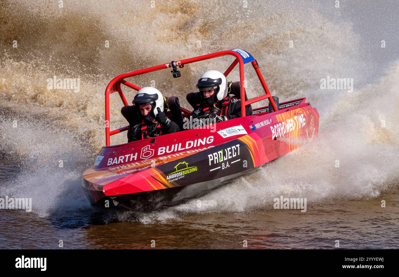 Round 1 qualifying of the "2022 Australian V8 Superboat Championship ...