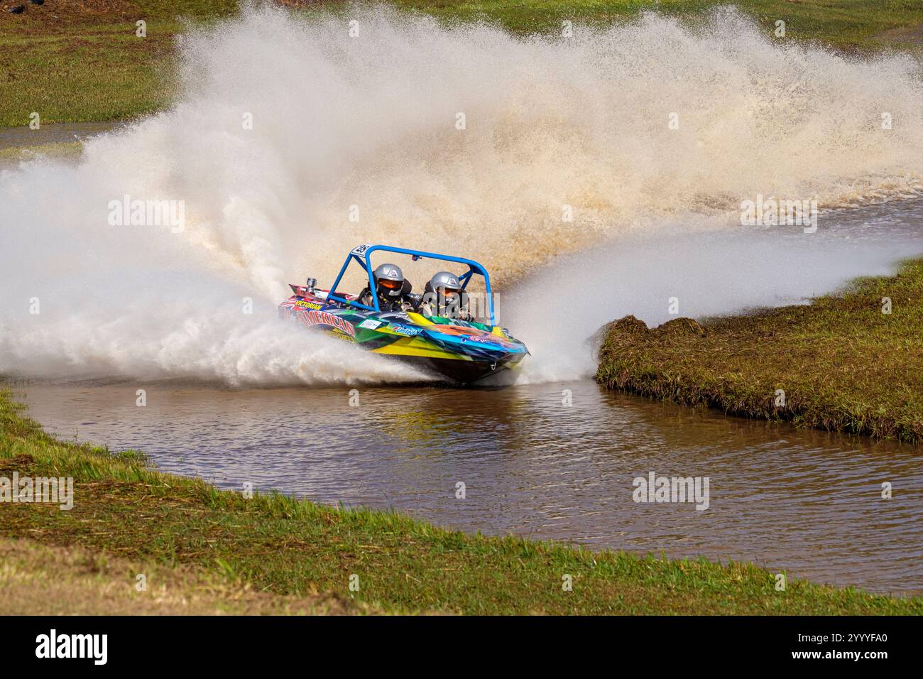 Round 1 qualifying of the "2022 Australian V8 Superboat Championship ...