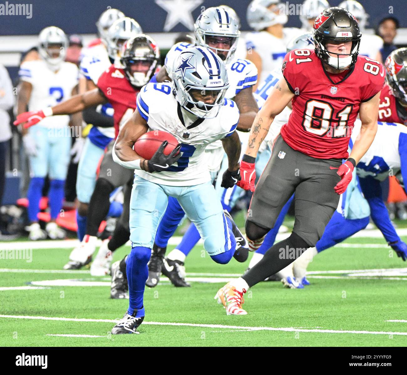 Dallas Cowboys KaVontae Turpin returns a Tampa Bay Buccaneers punt in ...