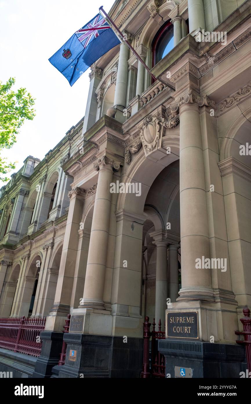 Supreme Court of Victoria. Melbourne, Victoria, Australia Stock Photo ...