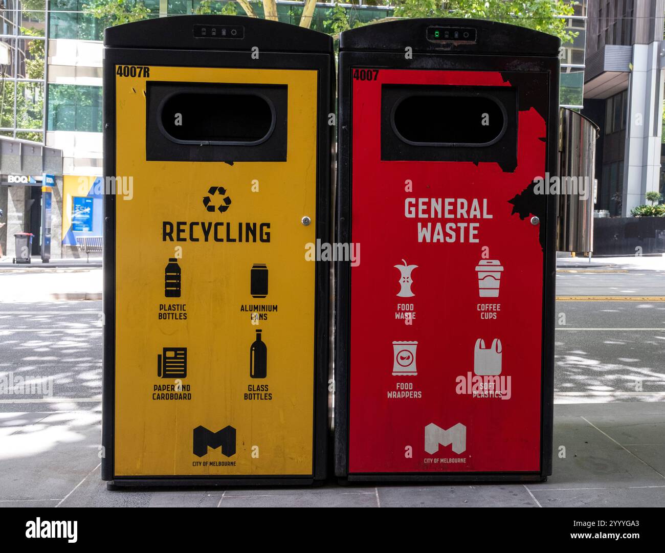 Garbage recycling bin australia hi-res stock photography and images - Alamy