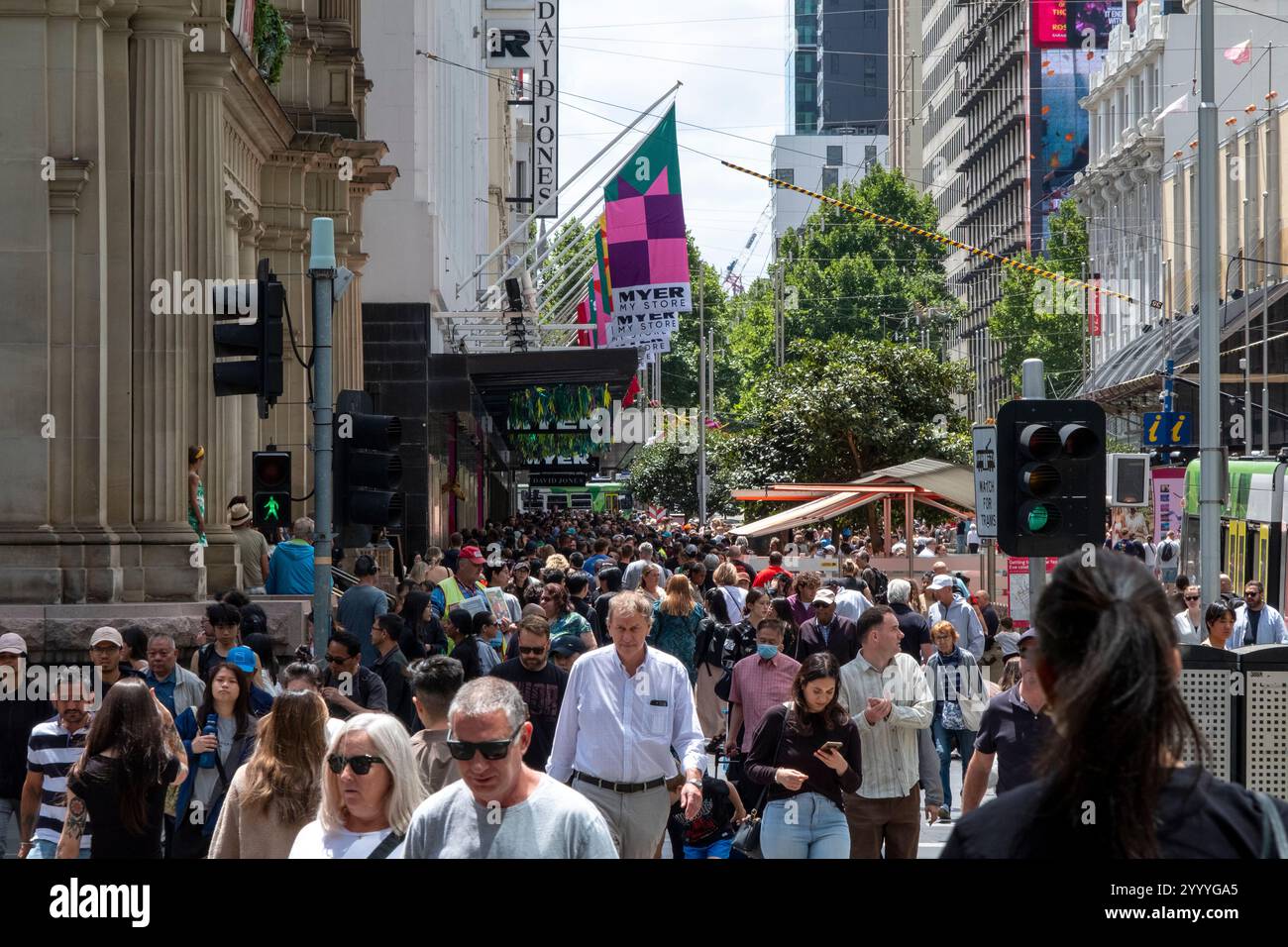 Myer christmas window hi-res stock photography and images - Alamy