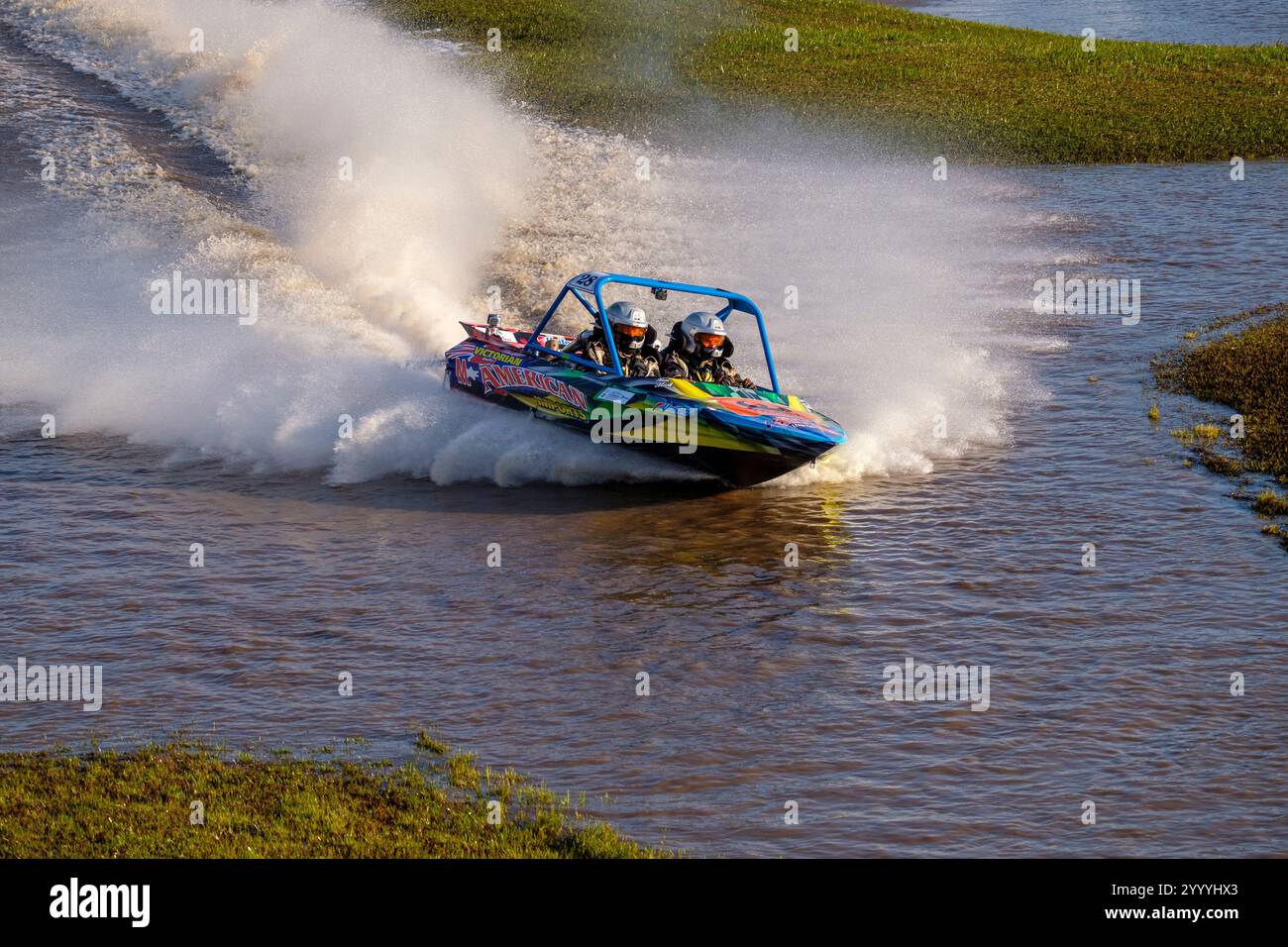 Round 1 qualifying of the "2022 Australian V8 Superboat Championship ...