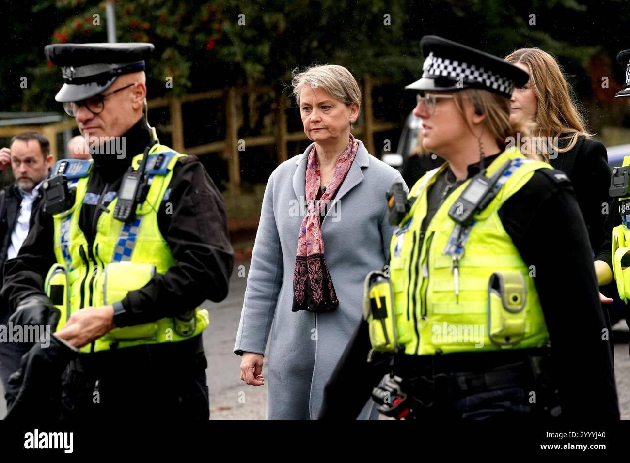 Home Secretary Yvette Cooper on patrol with officers from West ...