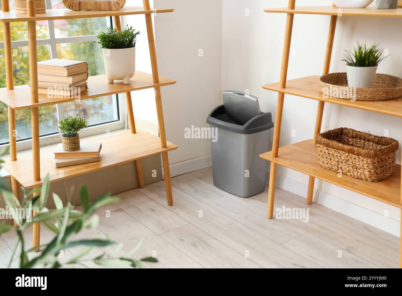 Corner waste bin hi-res stock photography and images - Alamy