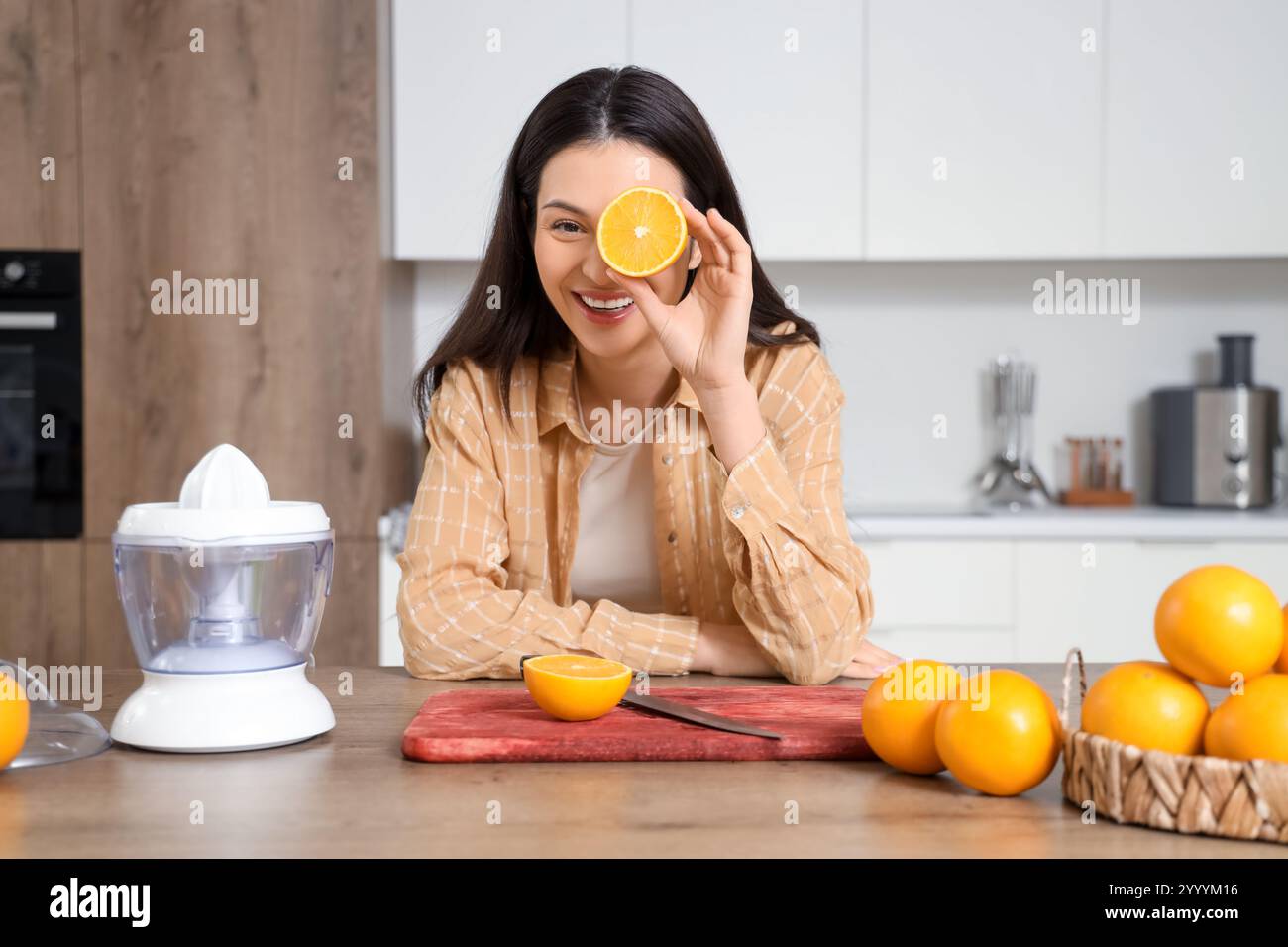 Young woman making tasty hi-res stock photography and images - Alamy