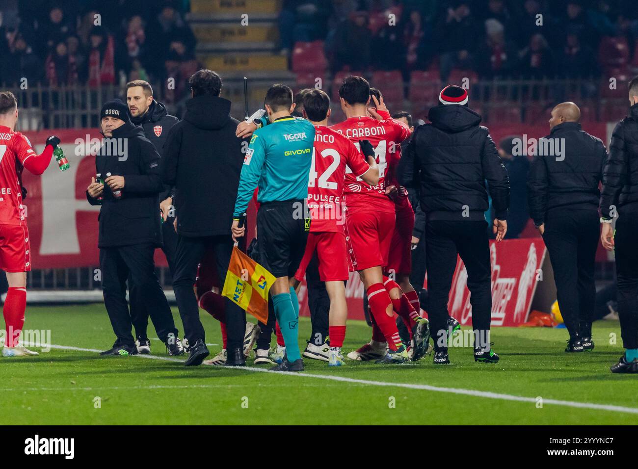 Samuele Birindelli celebrates the goal during Serie A match between AC ...