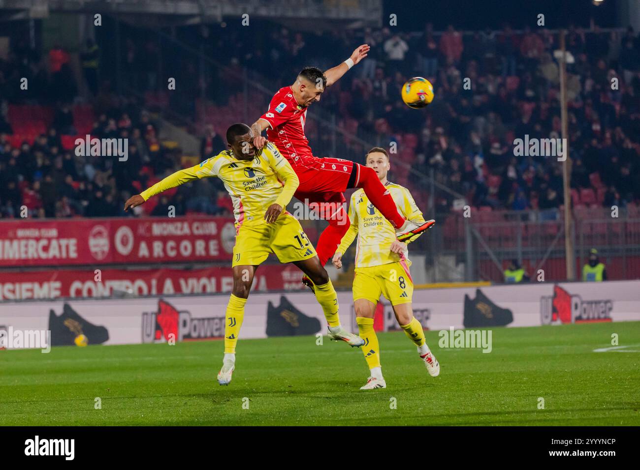 Dany Mota, Pierre Kalulu in action during Serie A match between AC ...