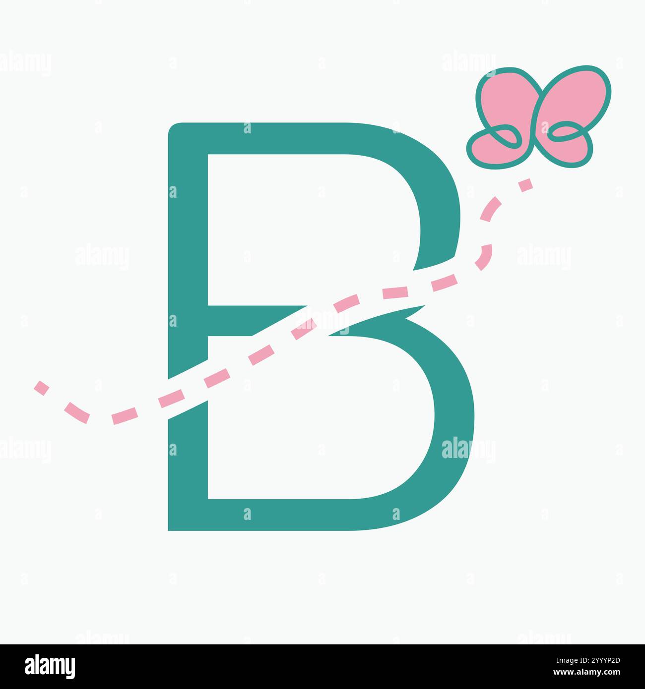 Artistic b logo Stock Vector Images - Alamy