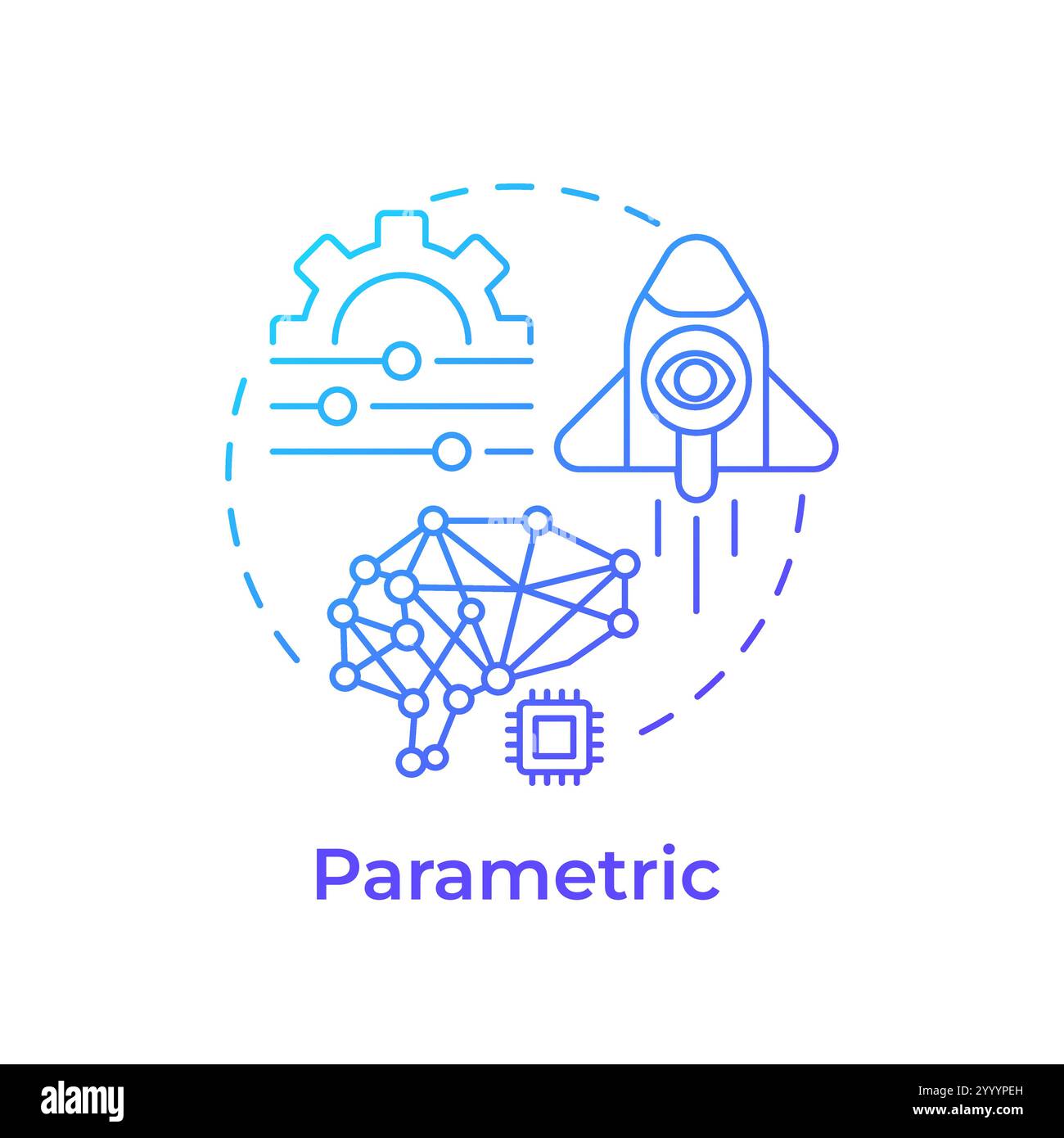 Parametric memory blue gradient concept icon Stock Vector Image & Art ... Parametric memory blue gradient concept icon Stock Vector Image & Art ...