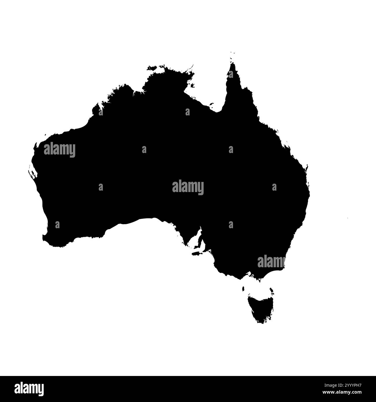 Australia map Black and White Stock Photos & Images - Alamy