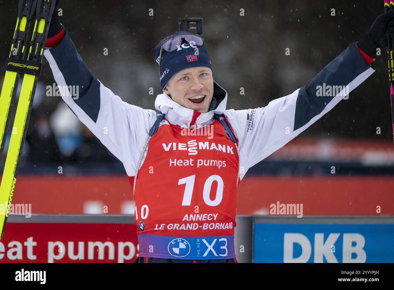 ULDAL Martin , Men 15 Km Mass Start during the BMW IBU World Cup Annecy ...